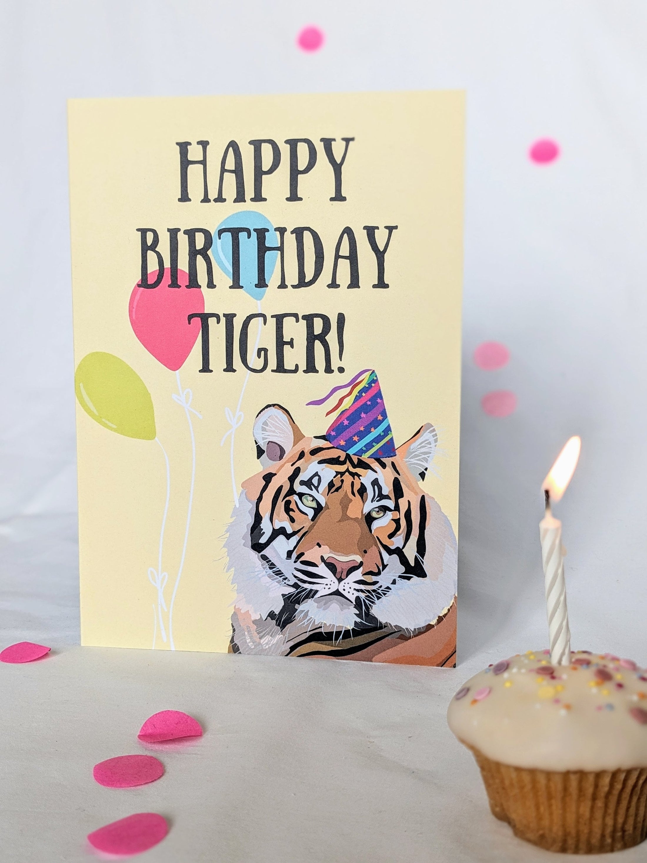 Tiger Birthday Card/ Happy Birthday Tiger – SazzleByBell